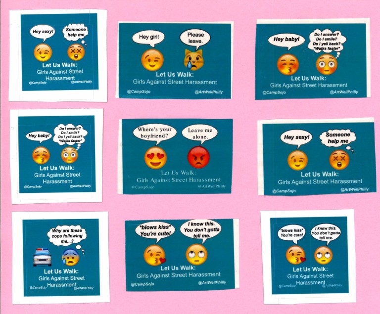 Let Us Walk! Stickers Against Street Harassment | Stop Street Harassment